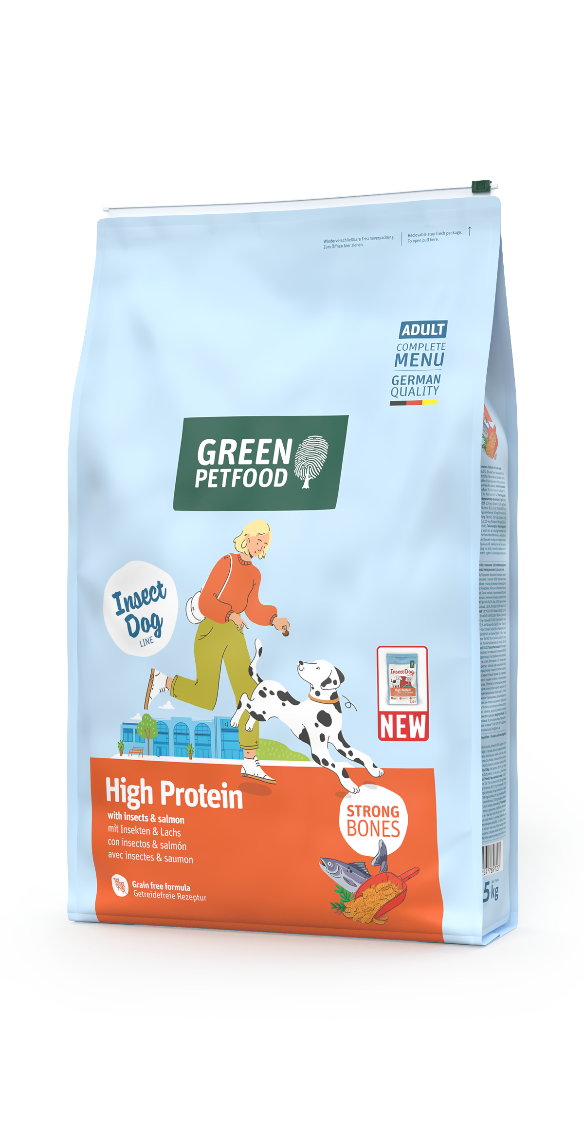 HIGH PROTEIN WITH INSECTS & SALMON | Green Petfood